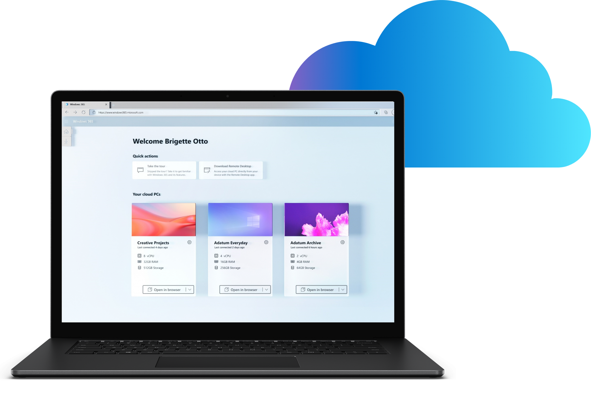 Windows 365 Cloud PC – Livestyleクラウドサービス