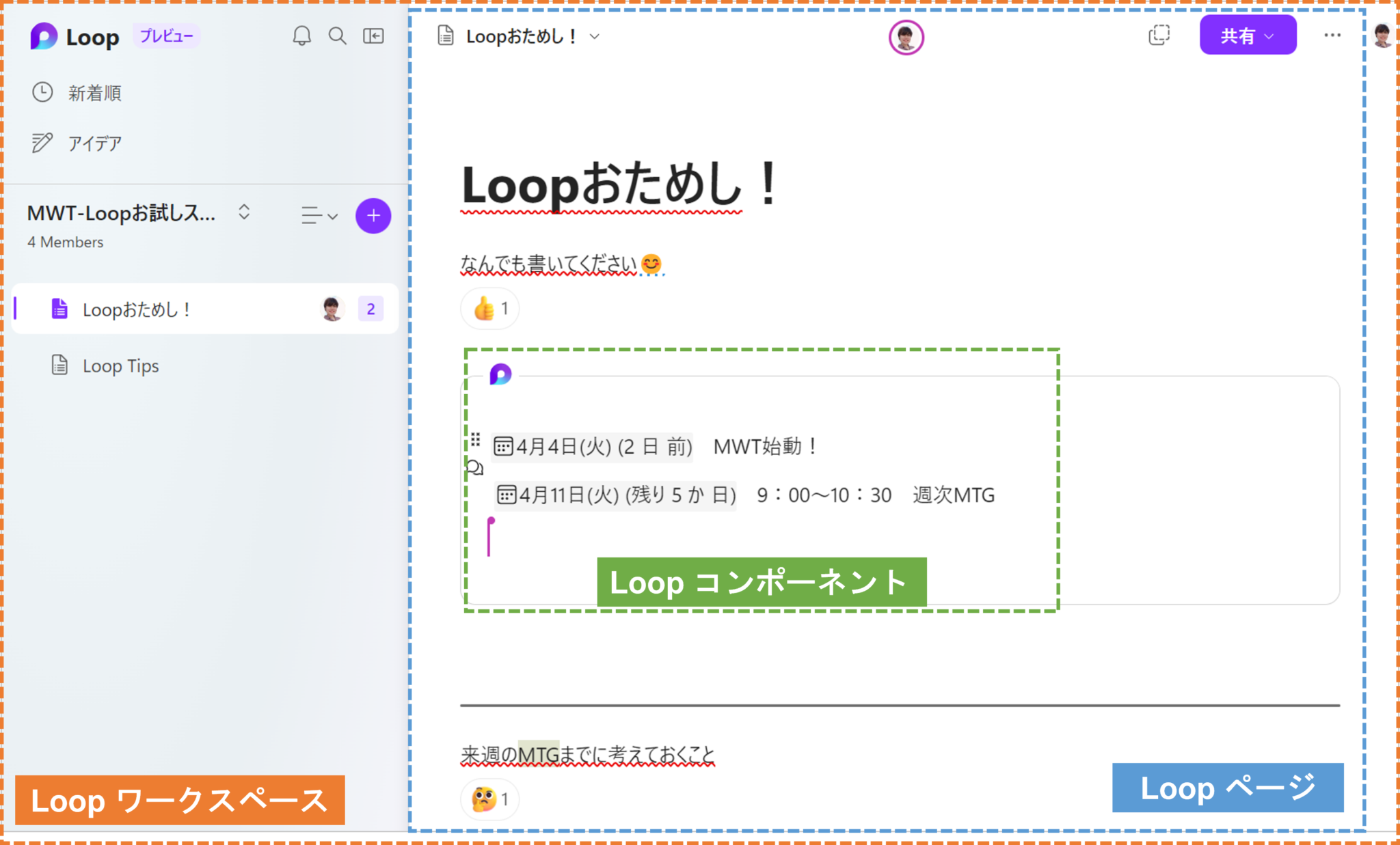 「情報の再利用」で業務効率化！Microsoft Loop プレビュー | Livestyleクラウドサービス